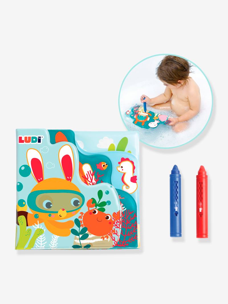 Ludi Baby Badewannen-Buch zum Ausmalen LUDI in mehrfarbig