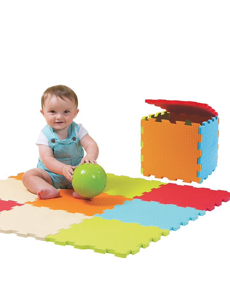 Ludi Baby Puzzle-Spielmatte aus Schaumstoff TOUCH LUDI in mehrfarbig